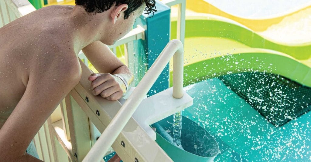 Multi-Level Water Play Unit - Waterfall Model 300 - Interactive Play